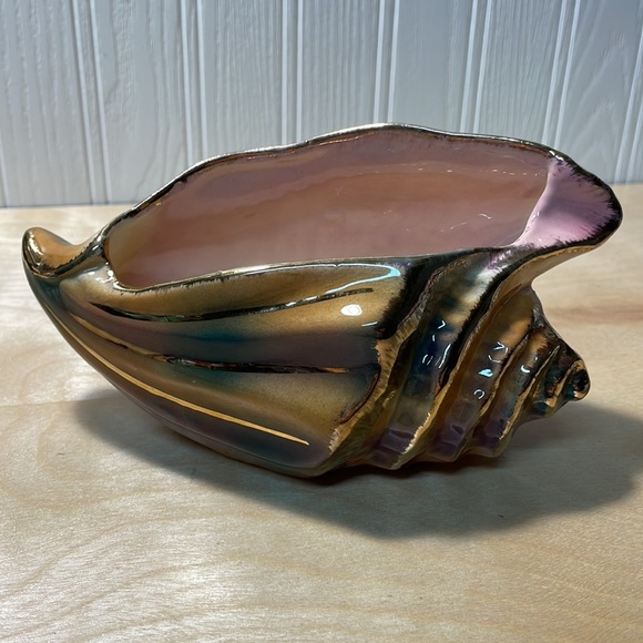 Accents | Vintage Midcentury Modern Ceramic Sea Shell Planter | Poshmark